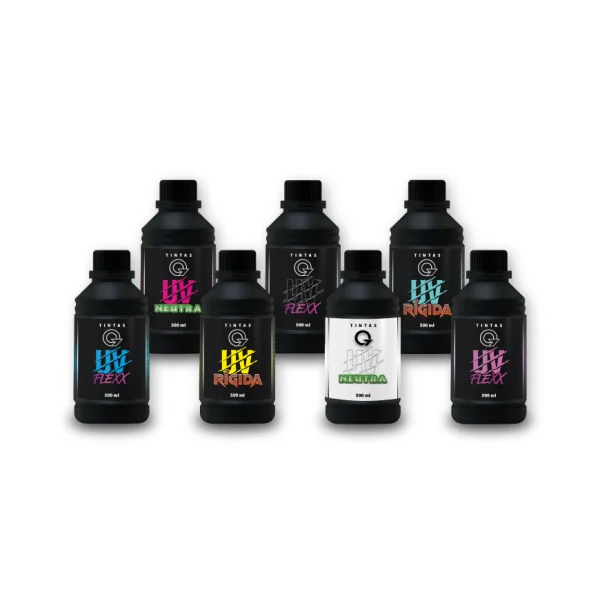TINTAS Q7 UV - Rígida - Neutra - Flexible - Impoequipos de los Rios